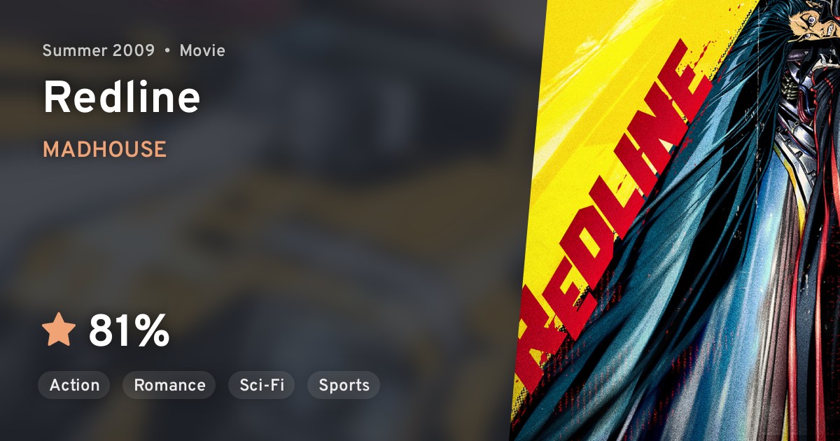 Watch Redline Episodes in English Sub/Dub Online for free - AnimeX