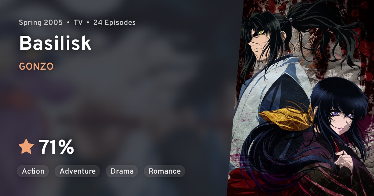 Basilisk: Kouga Ninpouchou (Basilisk) · AniList