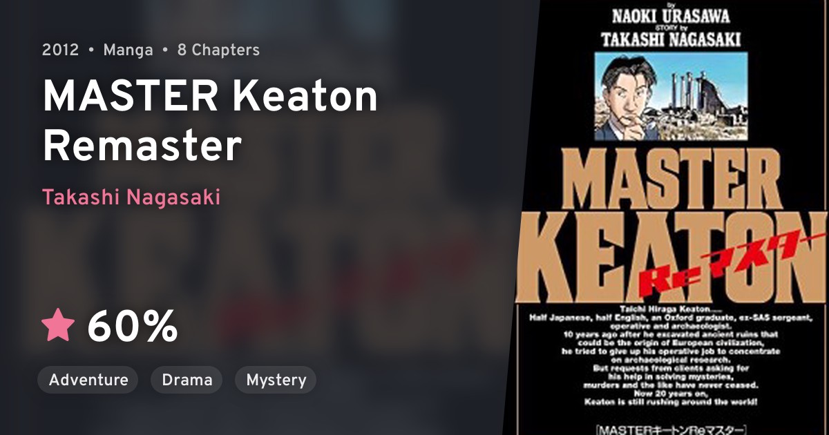 MASTER Keaton Remaster · AniList