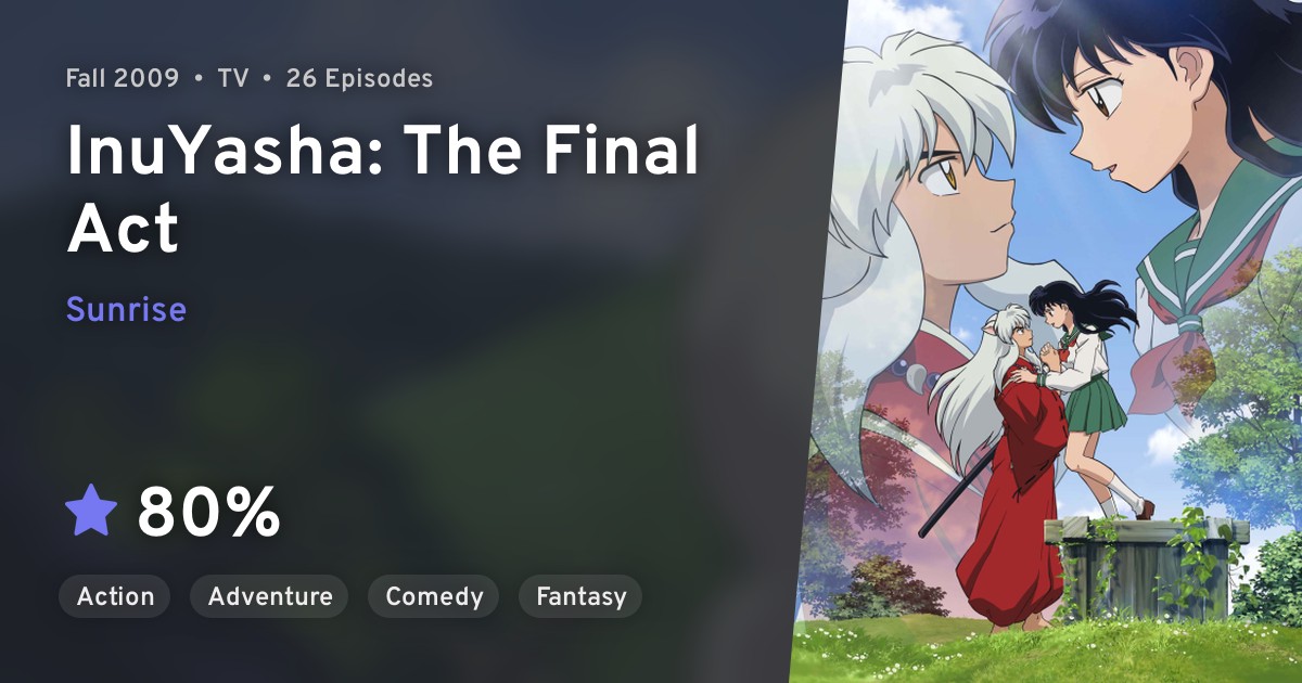 Inuyasha Kagome Final Act InuYasha: The Final Act: Where To Watch And