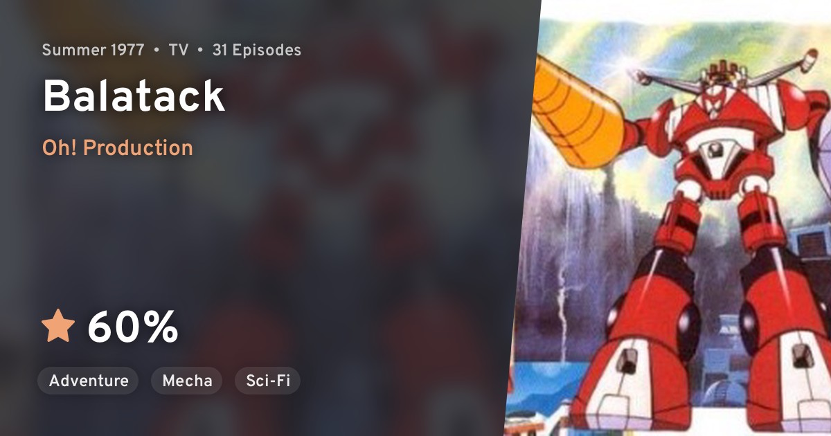 Choujin Sentai Baratack (Balatack) · AniList