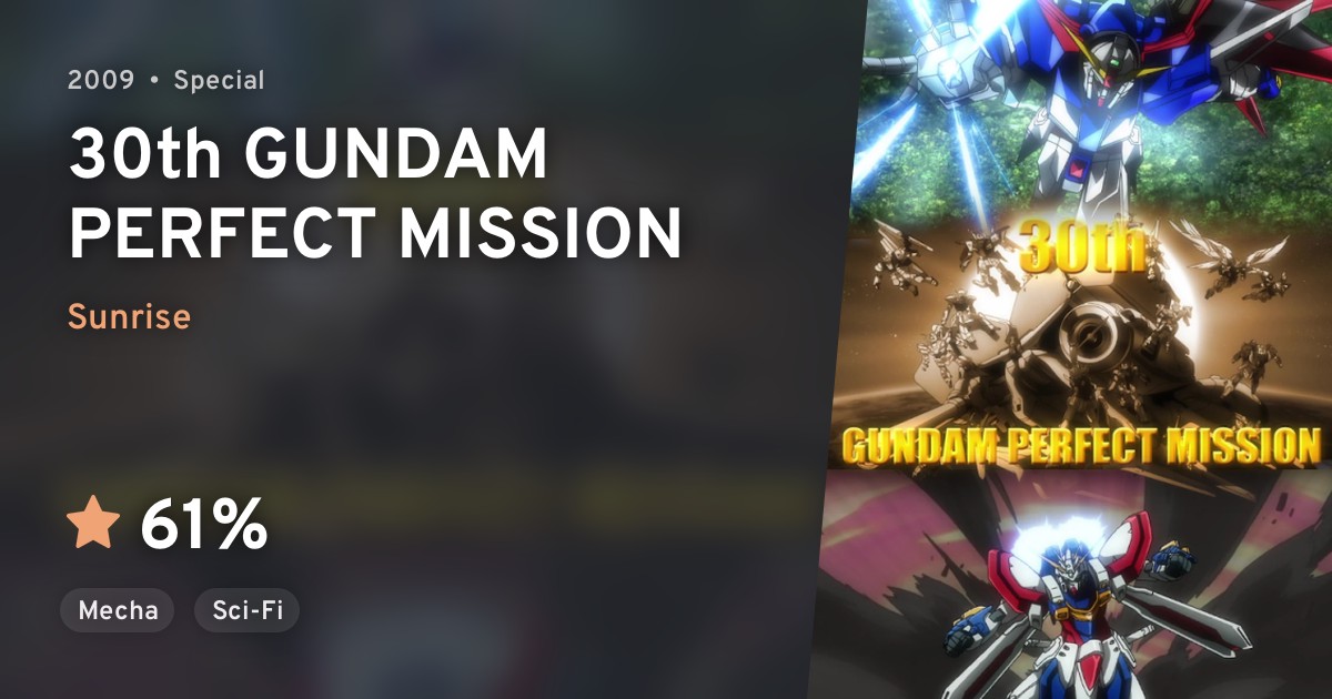 30th GUNDAM PERFECT MISSION · AniList