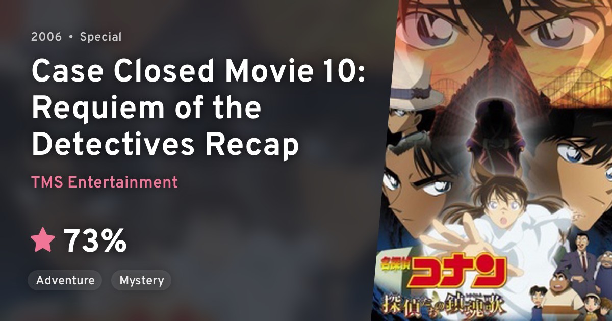 Meitantei Conan Movie 10: Tantei-tachi no Requiem Recap Special (Case ...