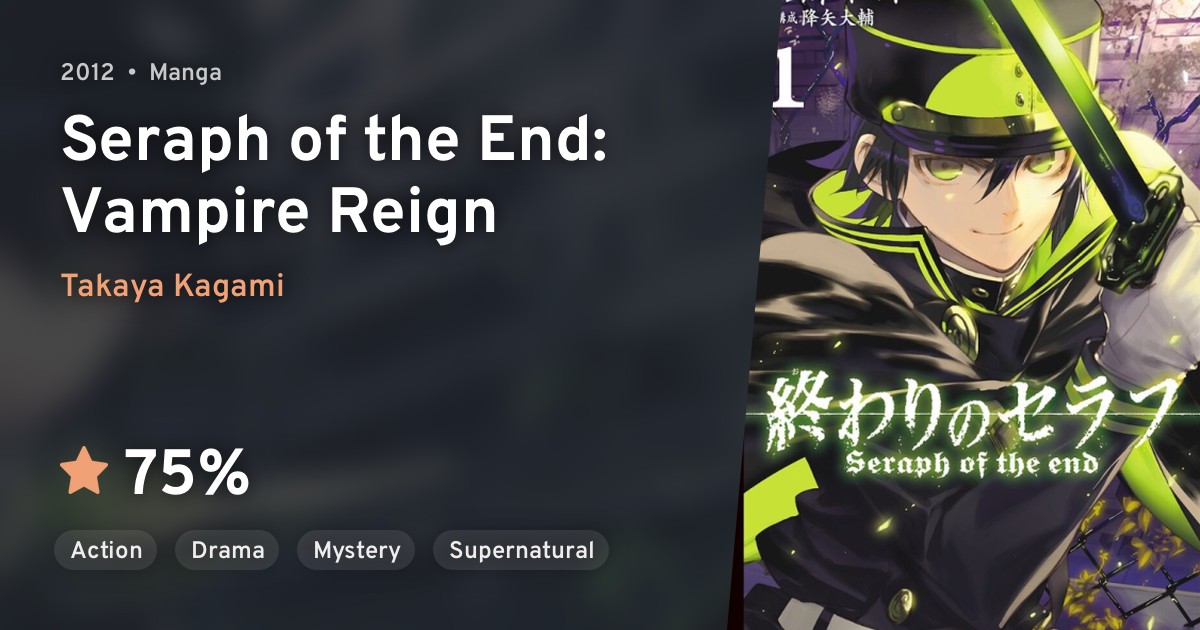 Owari no Seraph (Seraph of the End: Vampire Reign) · AniList