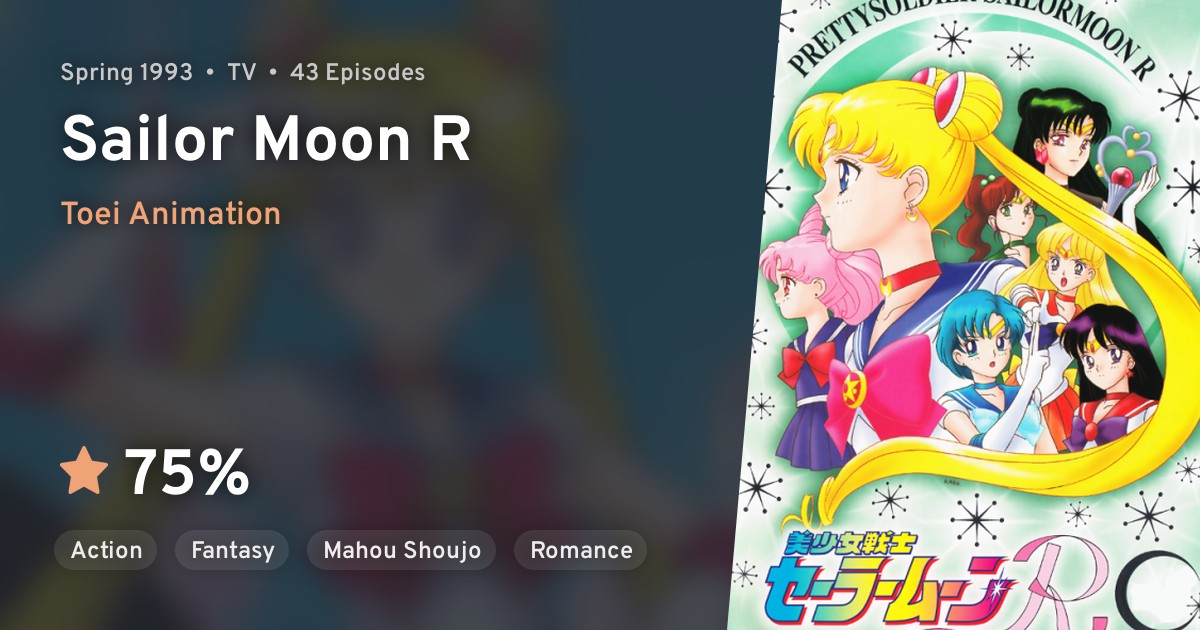 Bishoujo Senshi Sailor Moon R (Sailor Moon R) · AniList