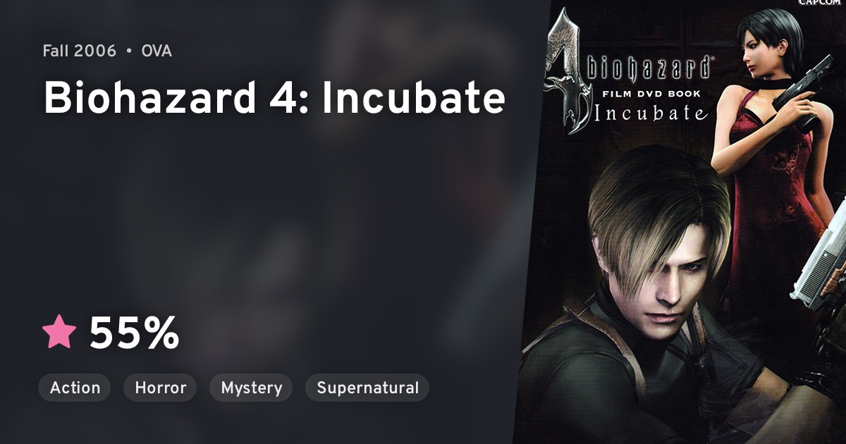 Biohazard 4: Incubate · AniList