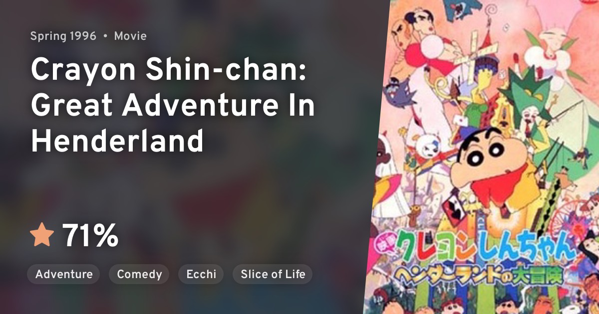 Crayon Shin Chan Adventure In Henderland 1996