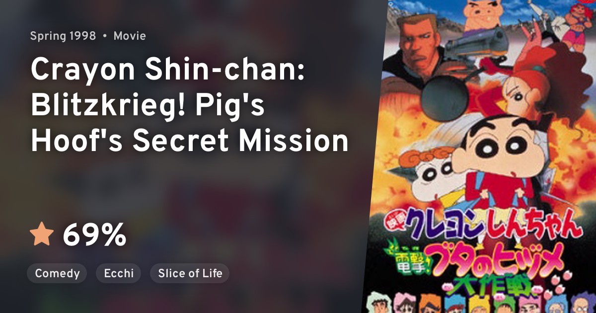 Crayon Shin-chan: Dengeki! Buta no Hizume Daisakusen (Crayon Shin-chan: Blitzkrieg! Pig's Hoof's ...