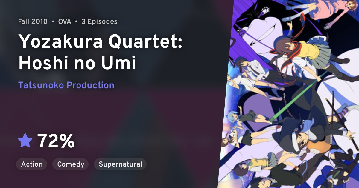 Yozakura Quartet: Hoshi no Umi · AniList