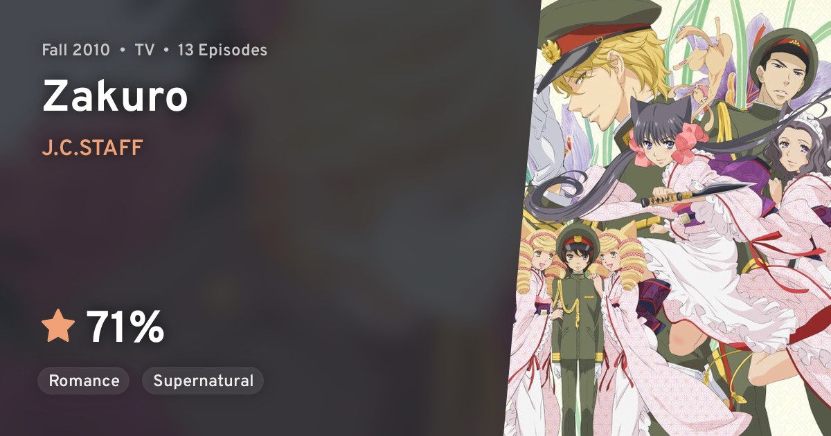 Otome Youkai Zakuro (Zakuro) · AniList