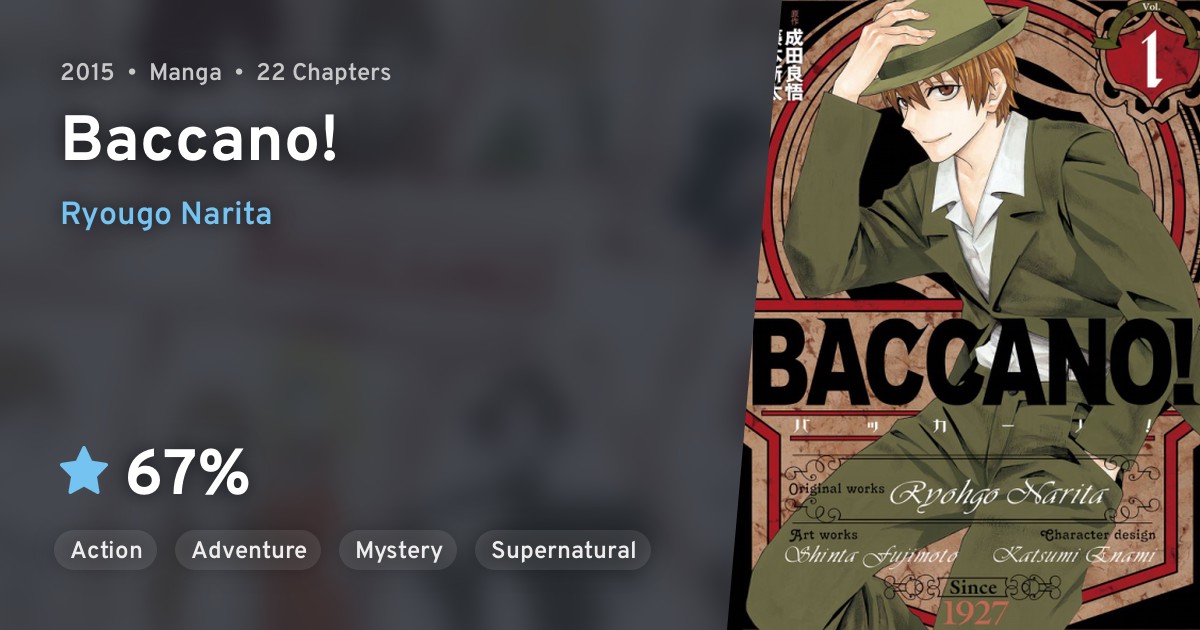 Baccano! · AniList