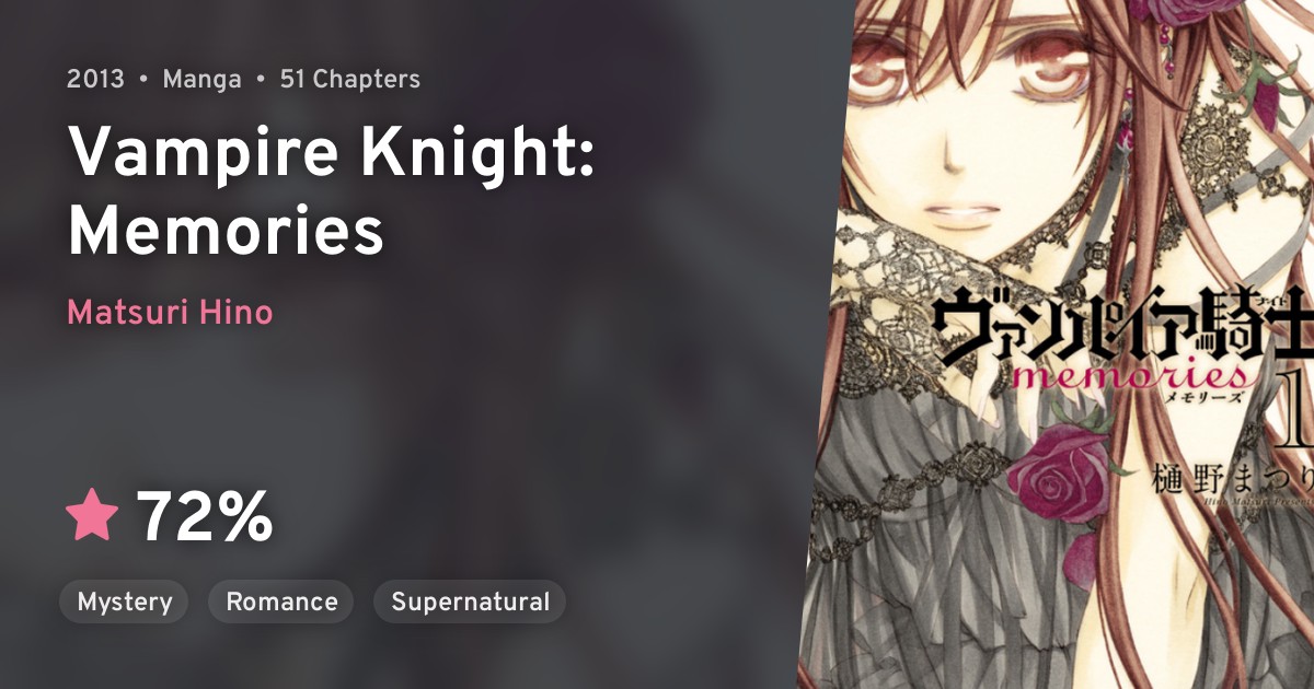 Vampire Knight: memories (Vampire Knight: Memories) · AniList