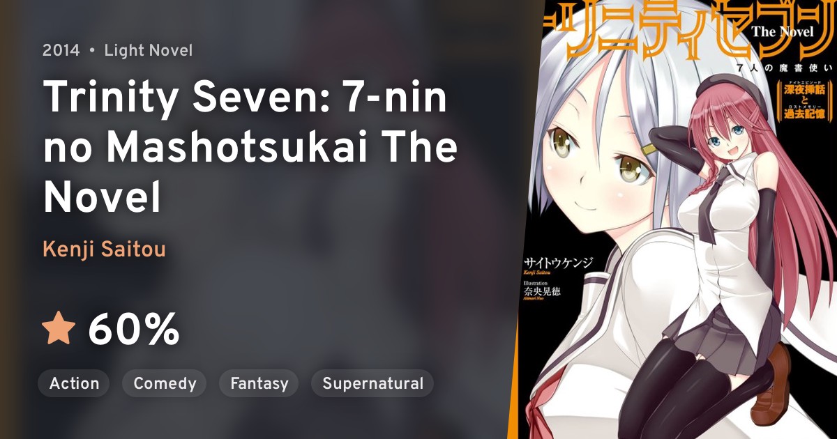 Trinity Seven: 7-nin no Mashotsukai The Novel · AniList