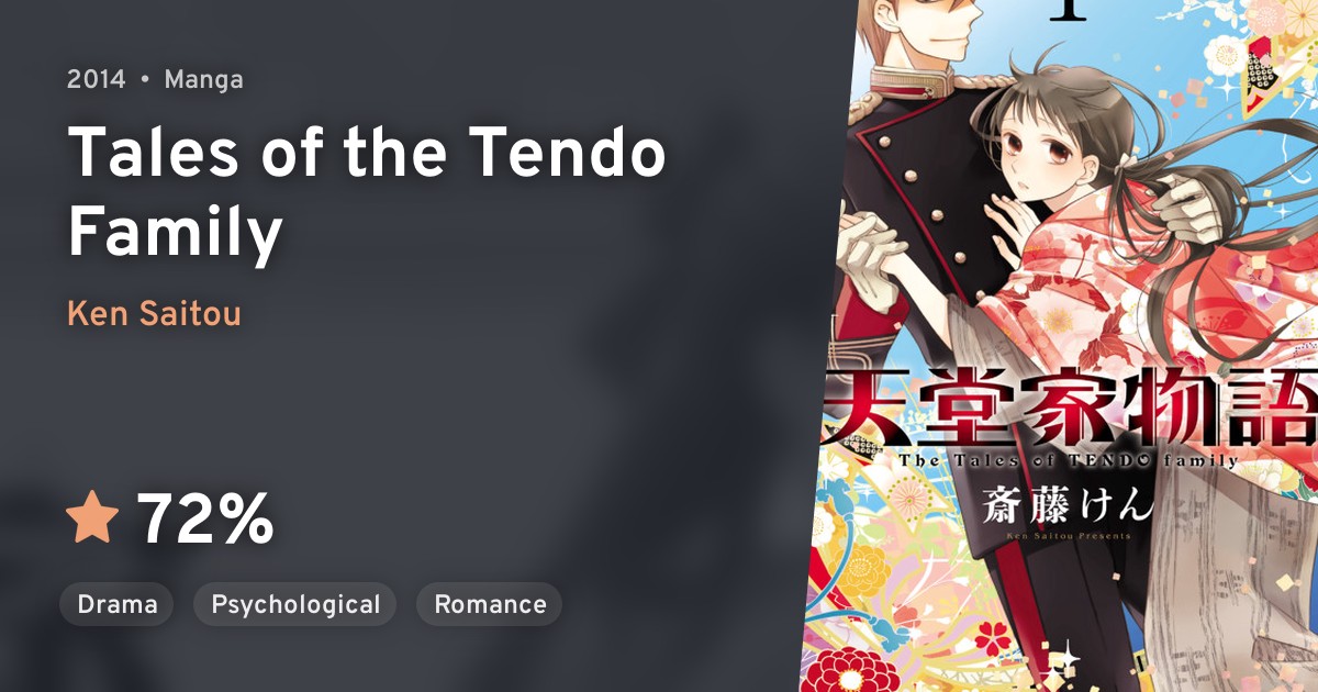 Tendou-ke Monogatari (Tales of the Tendo Family) · AniList