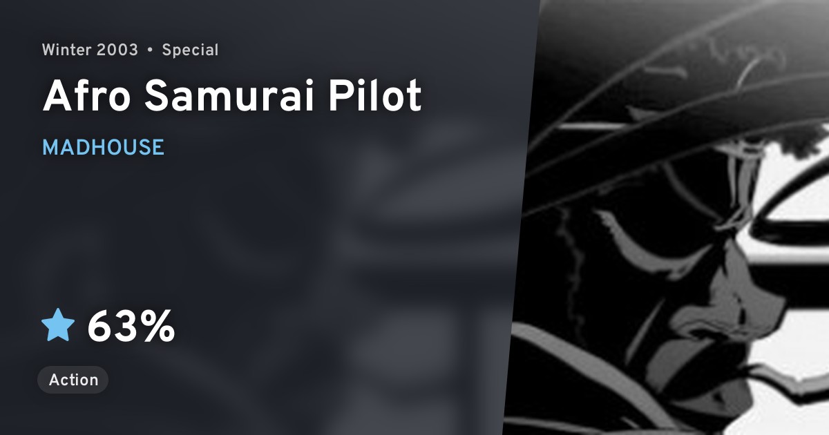 Afro Samurai Pilot · AniList