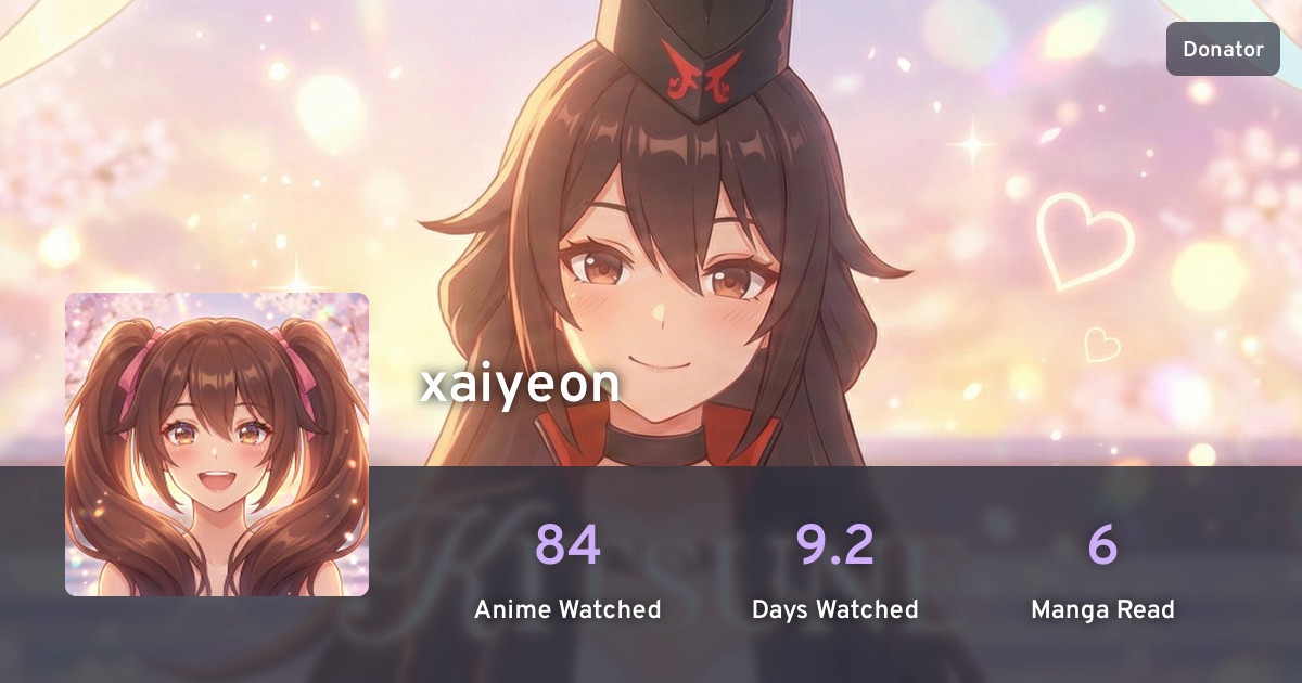 xaiyeon's profile · AniList