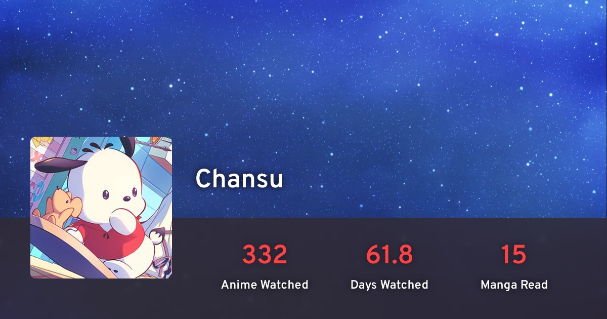 Chansu's anime list · AniList