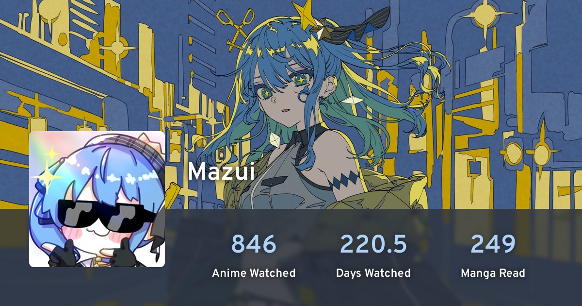 Mazui's profile · AniList
