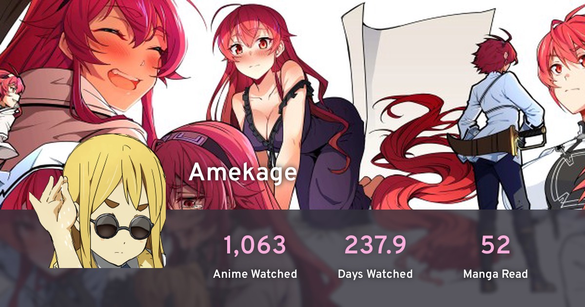 Amekage's manga list · AniList