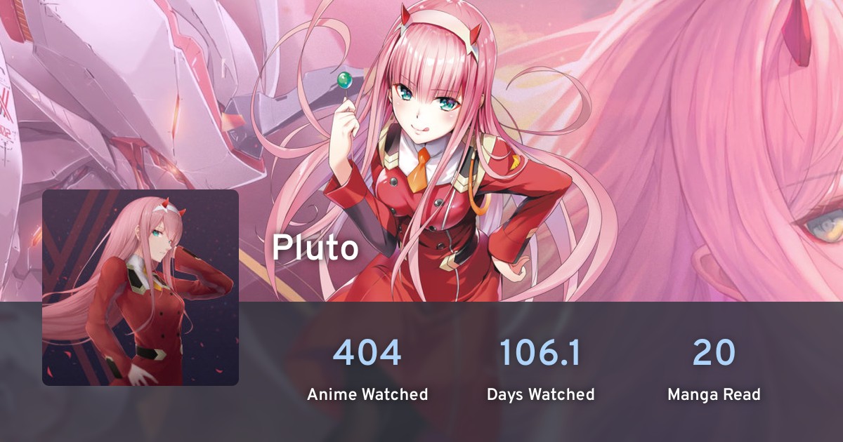 Pluto's profile · AniList