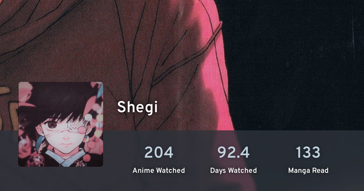 Shegi's profile · AniList