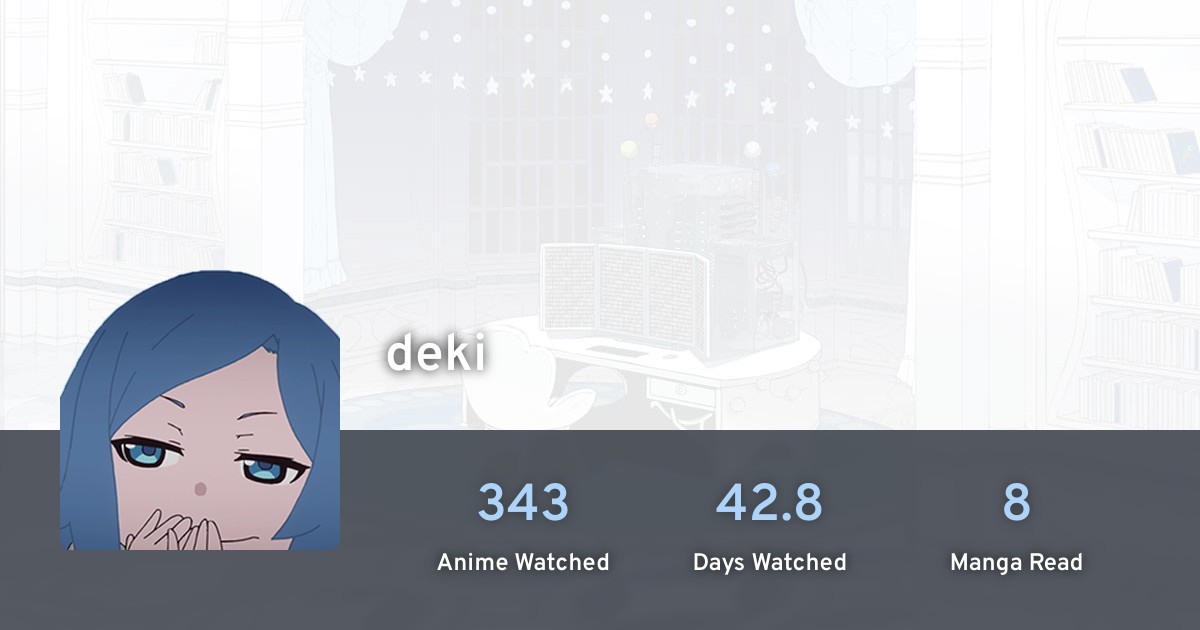 deki's profile · AniList