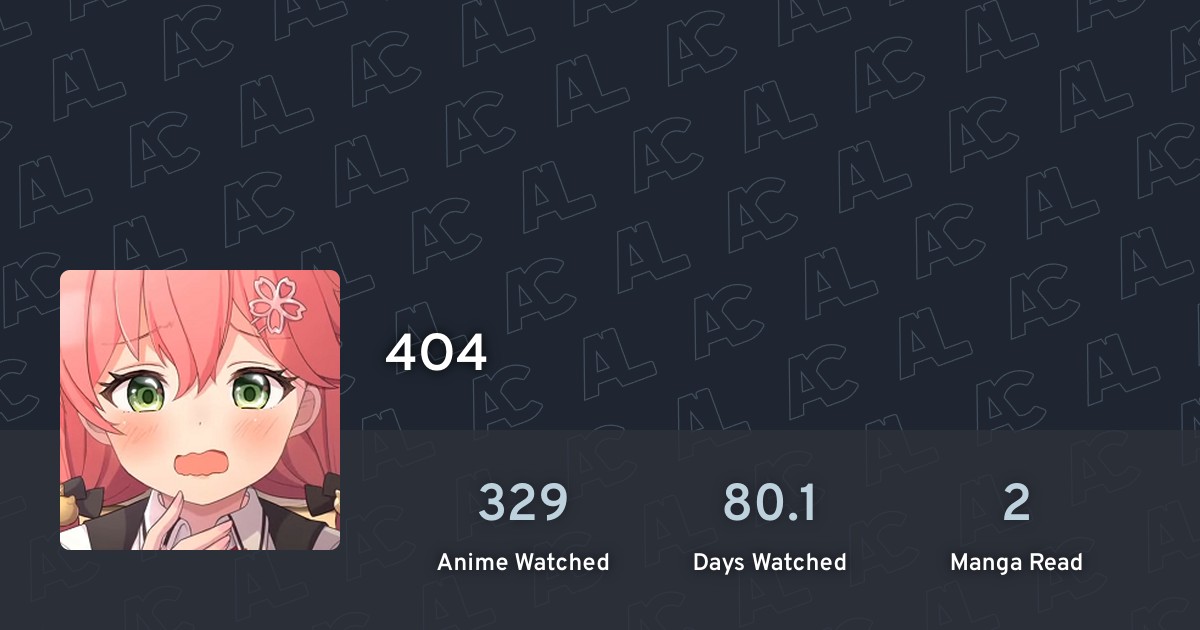 4O4's anime list · AniList