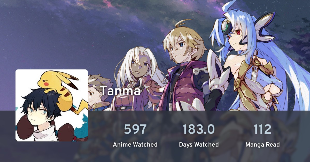 Tanma's profile · AniList