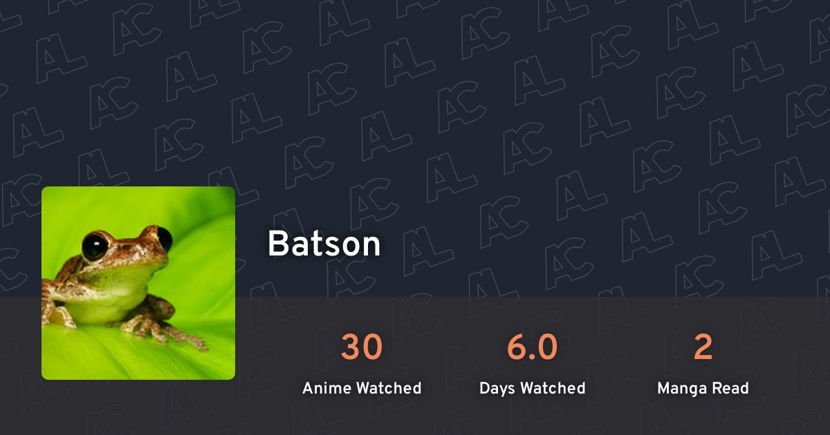 Batson's profile · AniList