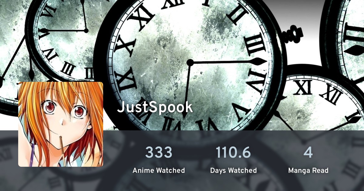 JustSpook's profile · AniList
