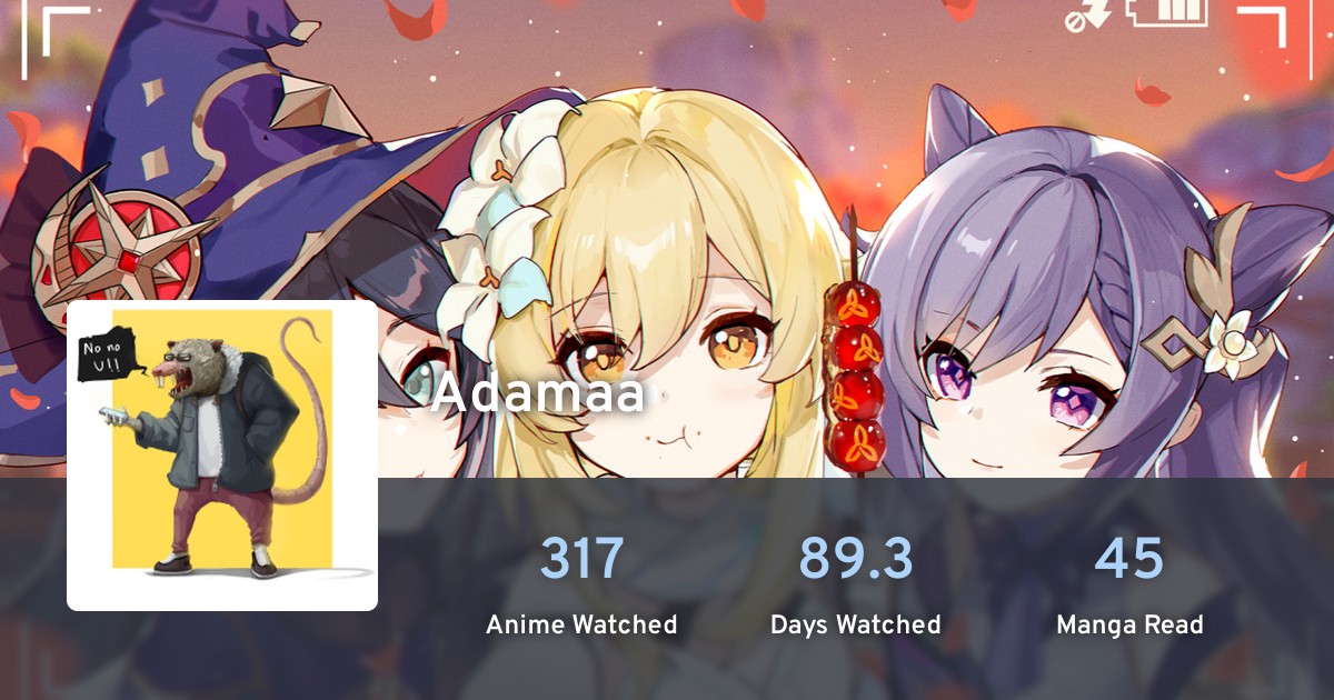 Adamaa's profile · AniList