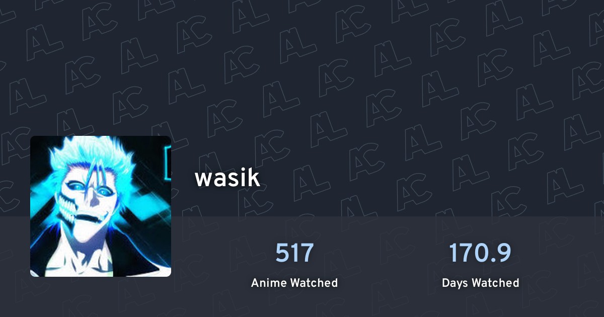 wasik's anime list · AniList
