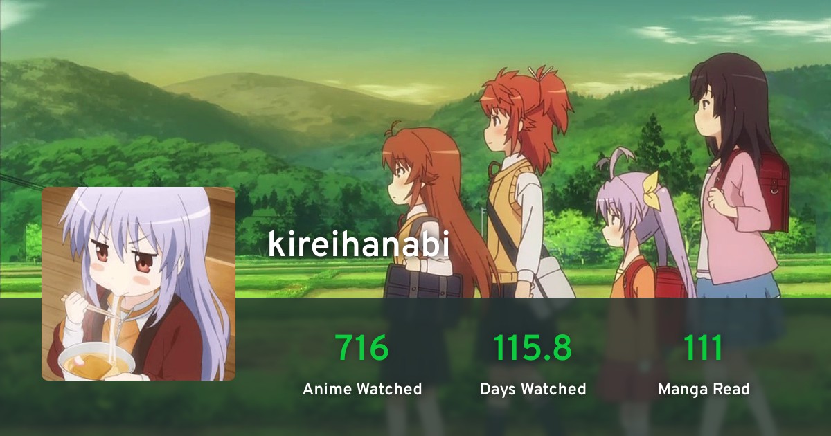 kireihanabi's profile · AniList