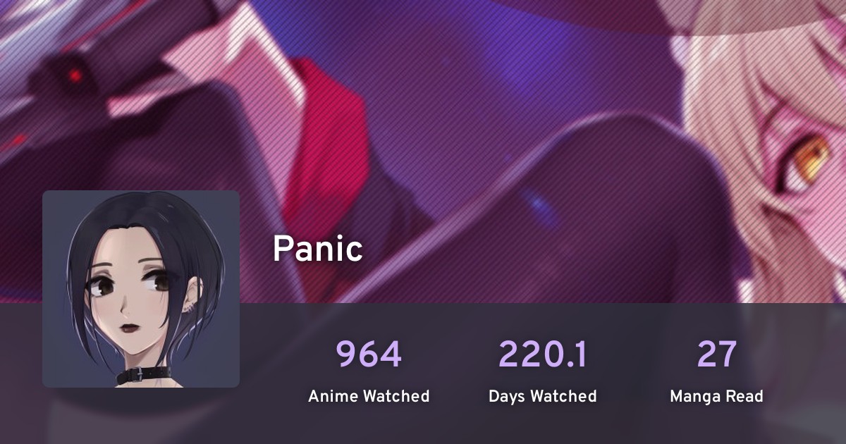 Panic's profile · AniList