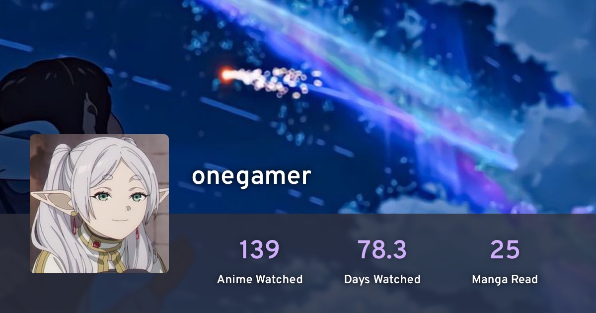 onegamer's profile · AniList