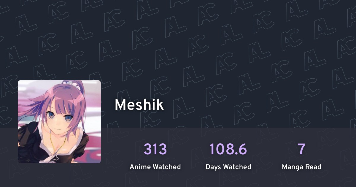 Meshik's profile · AniList