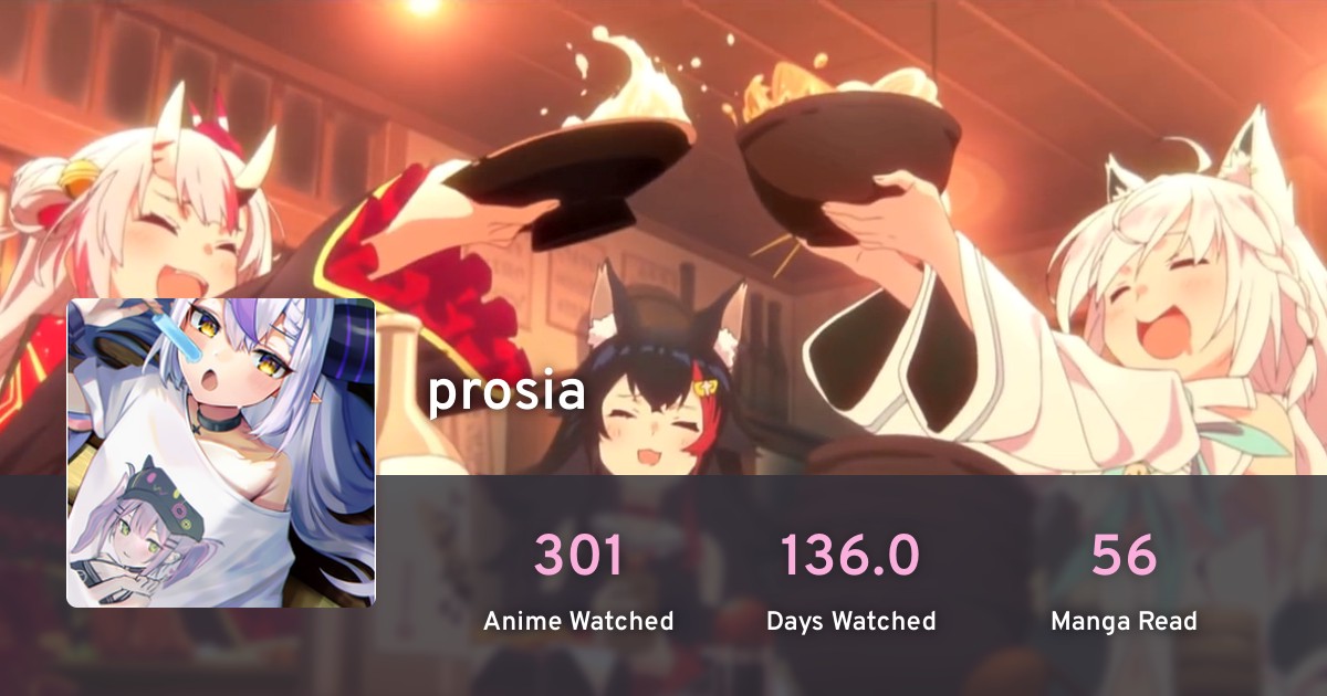 prosia's profile · AniList