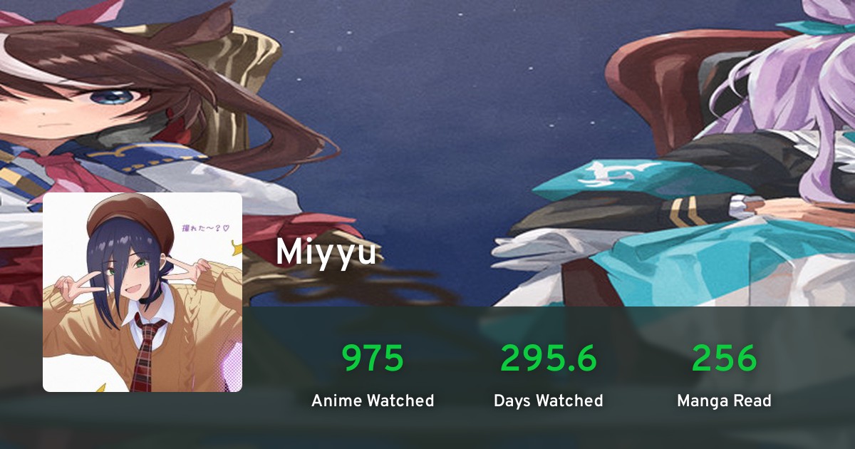 Miyyu's profile · AniList