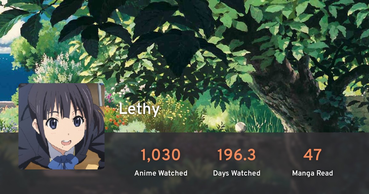 Lethy's profile · AniList