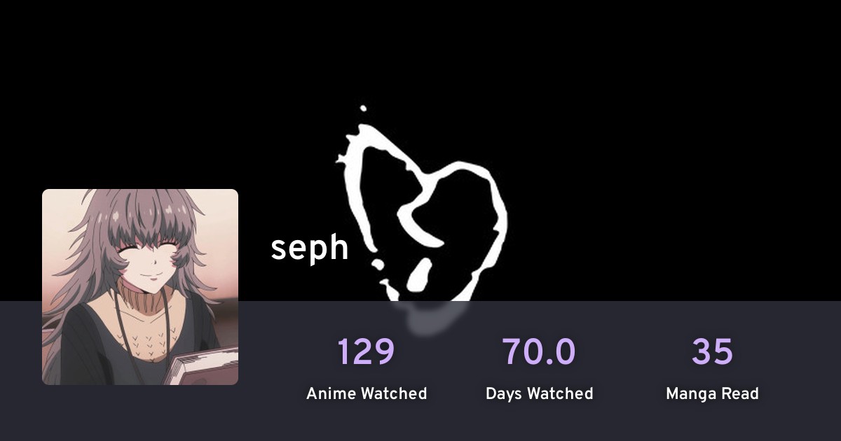 seph's profile · AniList
