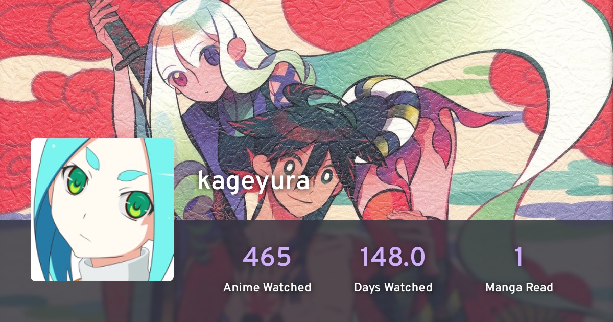 kageyura's profile · AniList