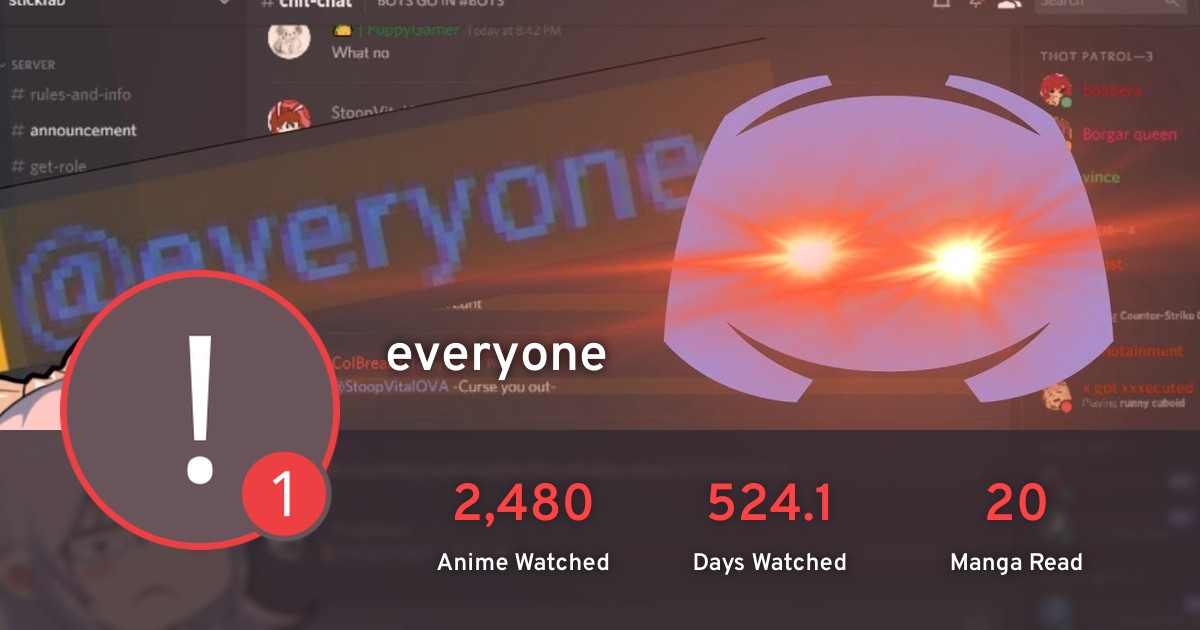 everyone's profile · AniList