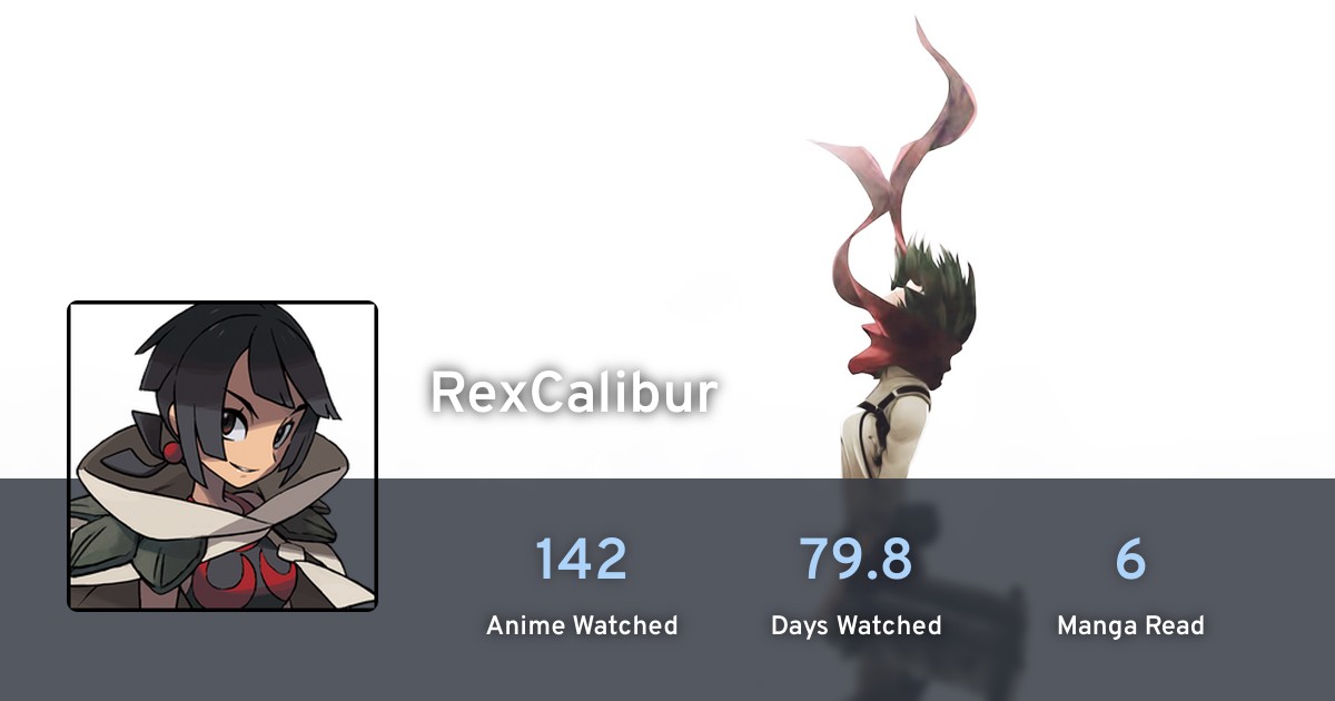 RexCalibur's profile · AniList