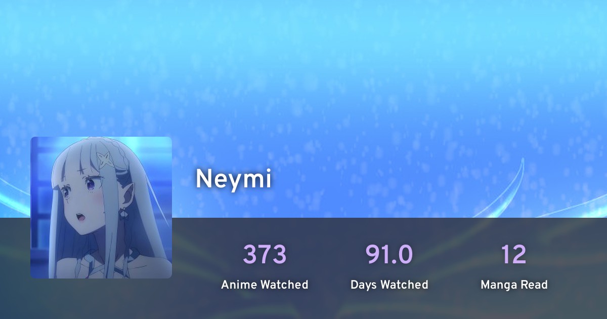 Neymi's profile · AniList