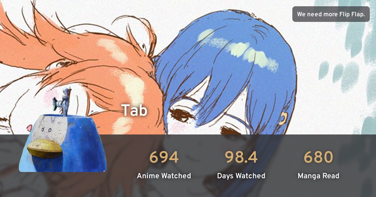 Tab's profile · AniList