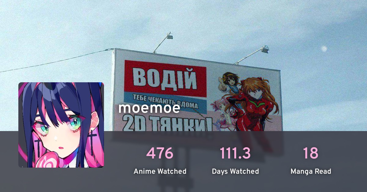 moemoe's profile · AniList