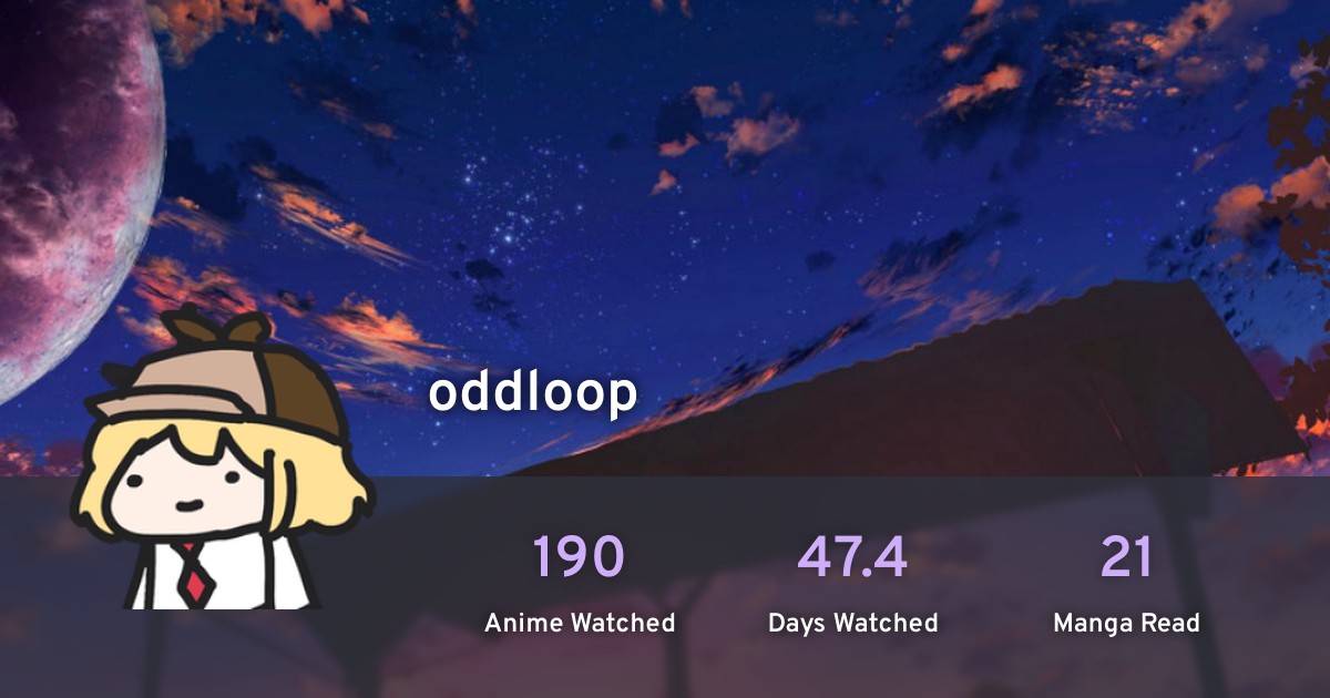 oddloop's profile · AniList
