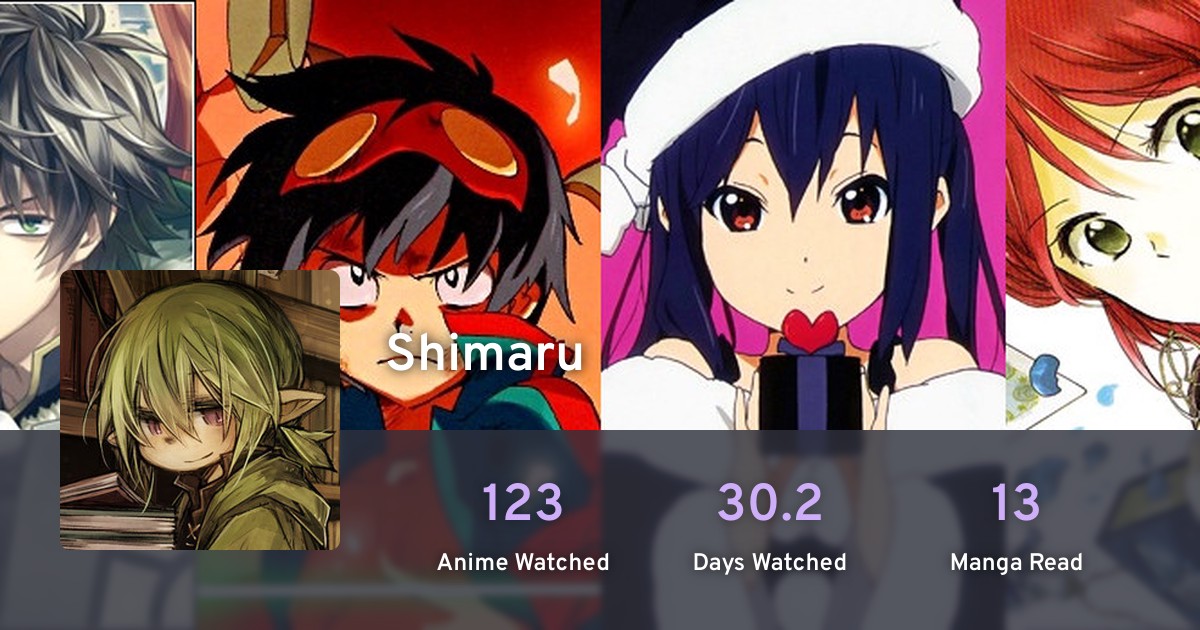 Shimaru's profile · AniList