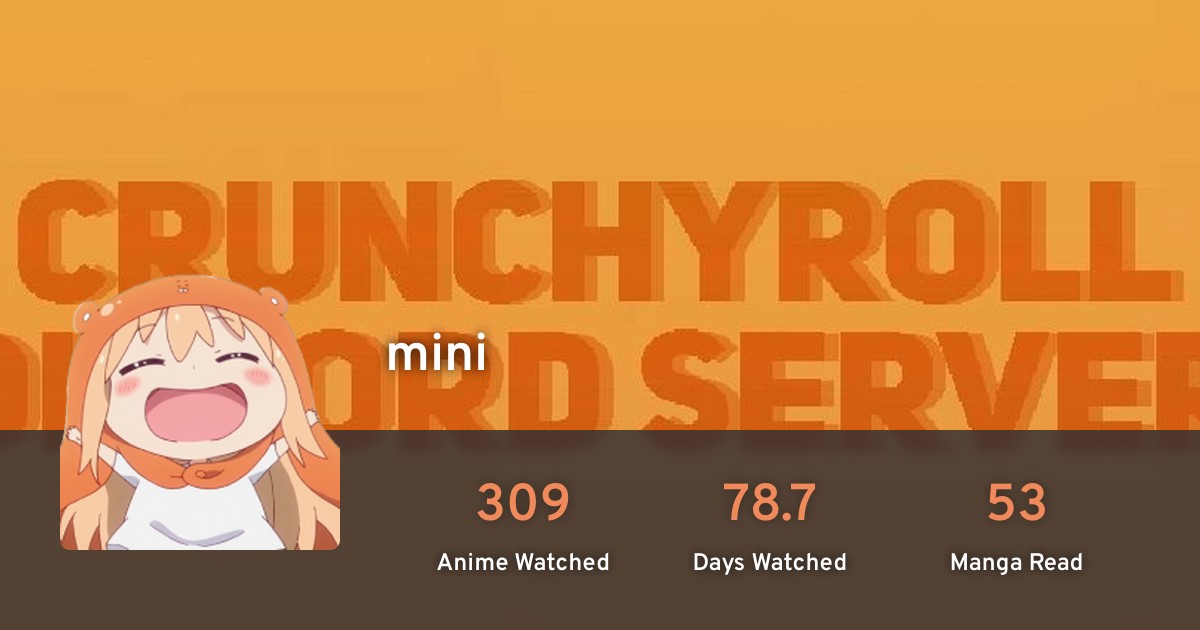 mini's profile · AniList