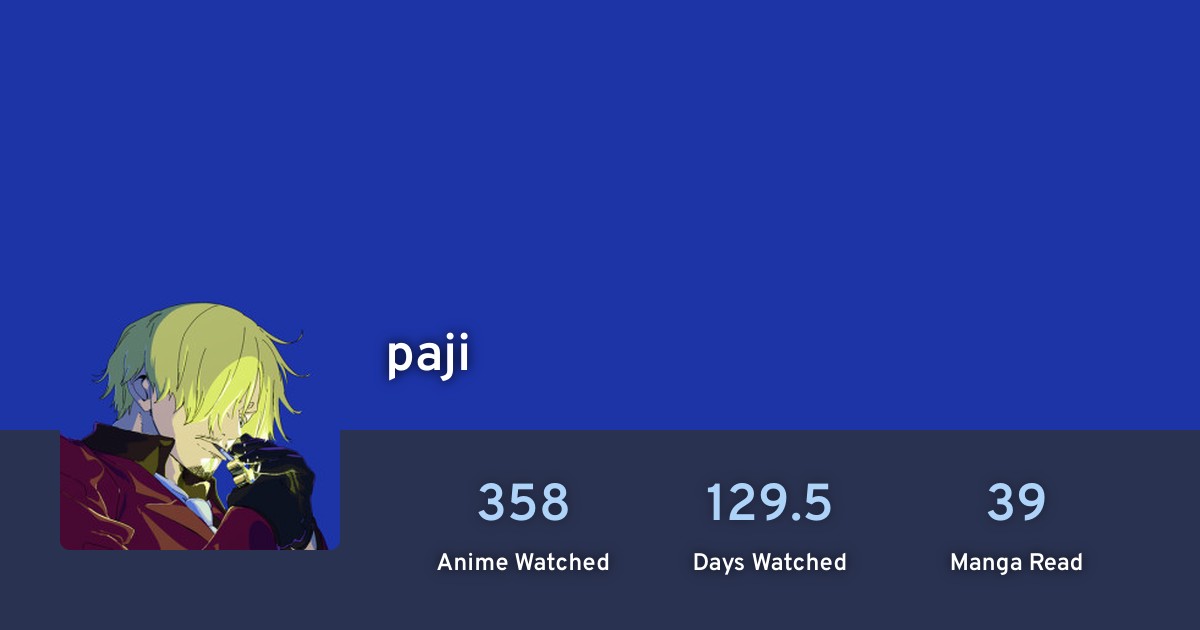 paji's profile · AniList